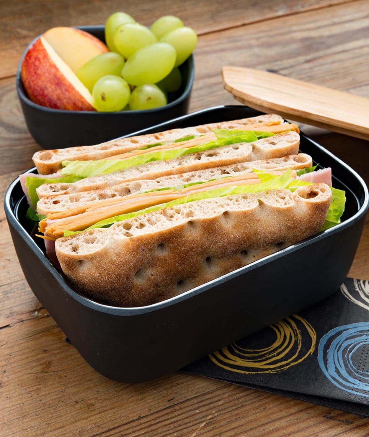 Matpakke med ost og skinke | Polarbröd