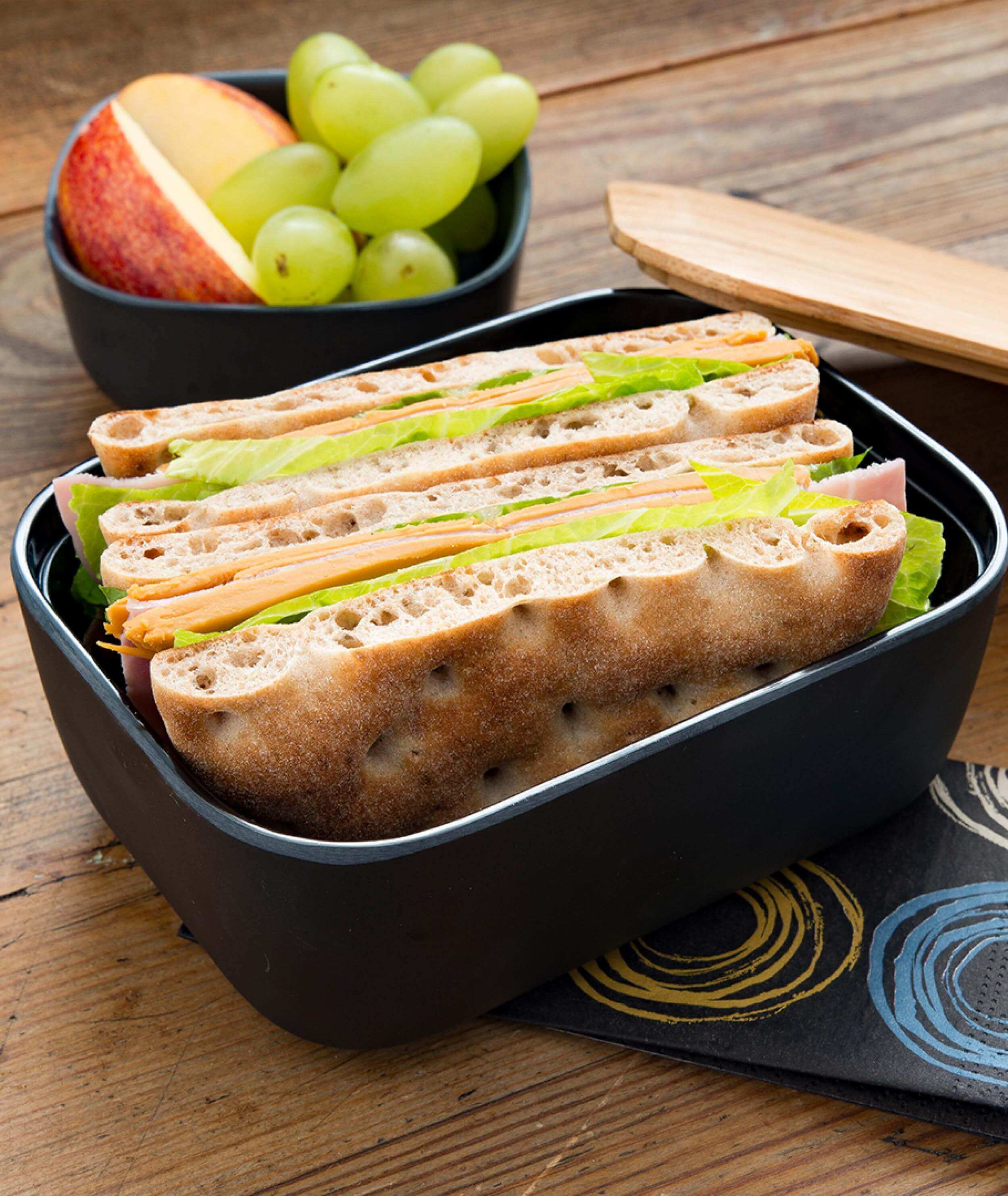 Matpakke med ost og skinke | Polarbröd