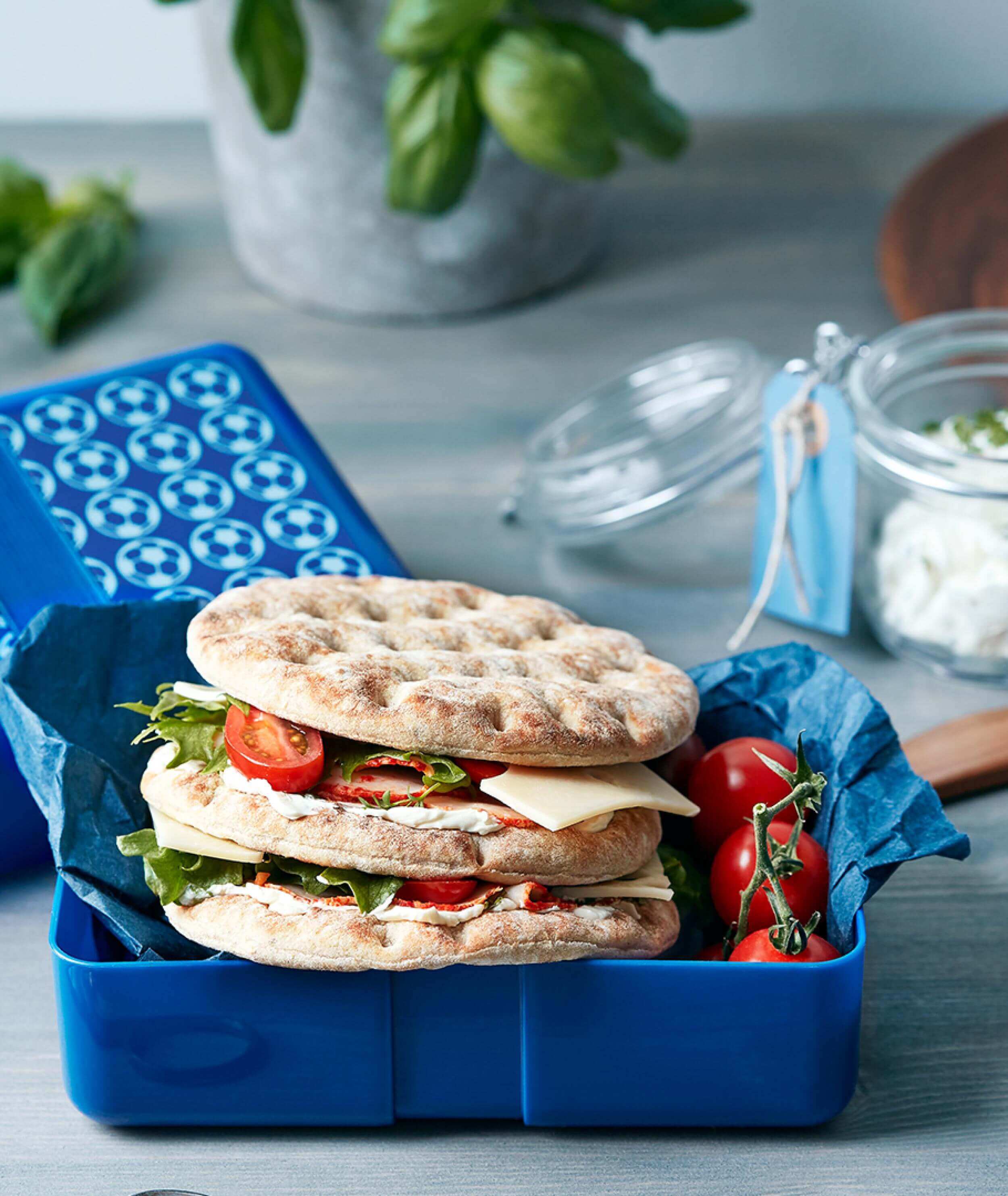 Matpakke med kylling og ost | Polarbröd